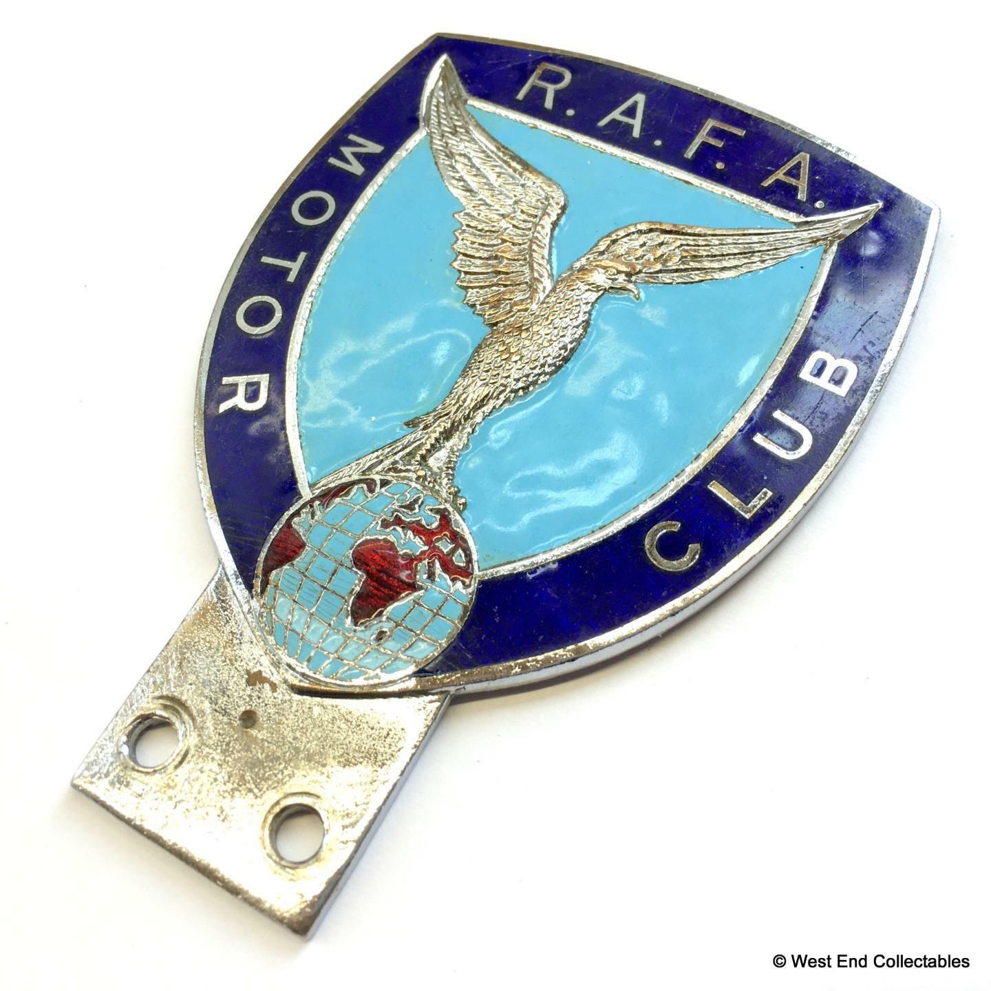 Old Royal Air Force Association RAFA Motor Club Car Badge RAF Emblem ...