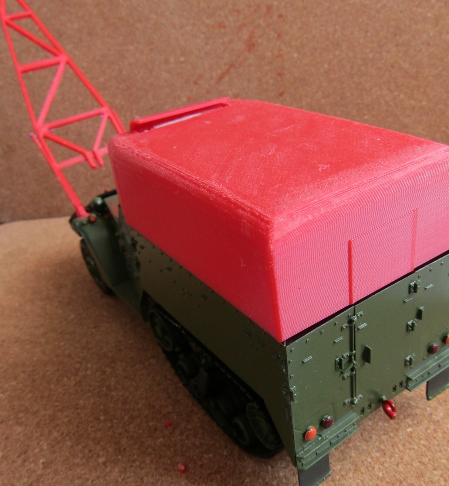 db005 REME LAD mobile workshop halftrak kit 3d print conversion var ...