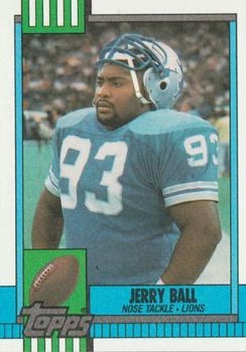 #355 Jerry Ball - Detroit Lions - 1990 Topps Football | eBay