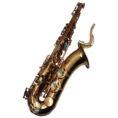 Eastern music champagne gold Mark VI style three double arm key tenor ...