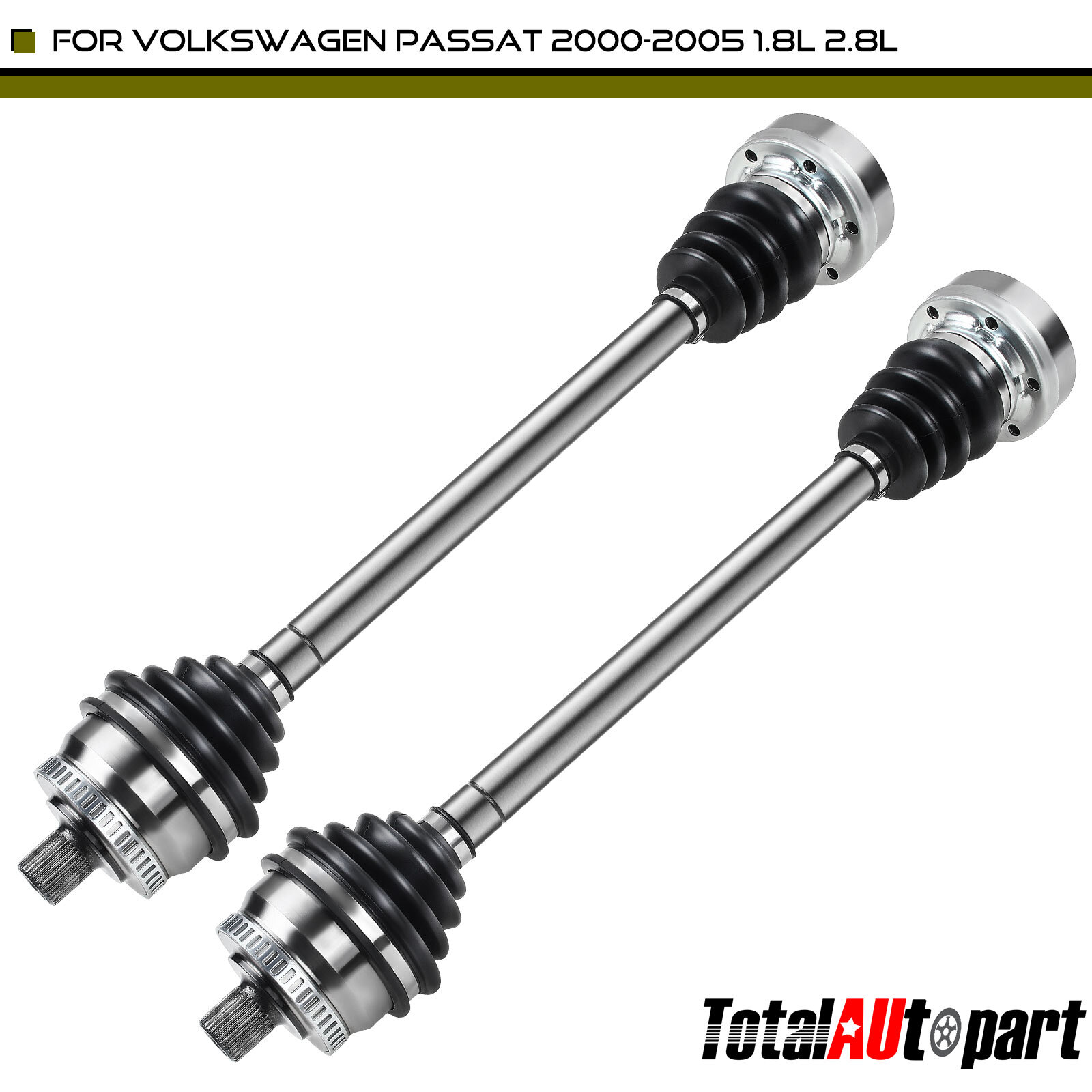 2pcs Rear LH & RH CV Axle Assembly for Volkswagen Passat 04-05 1.8L 00 ...