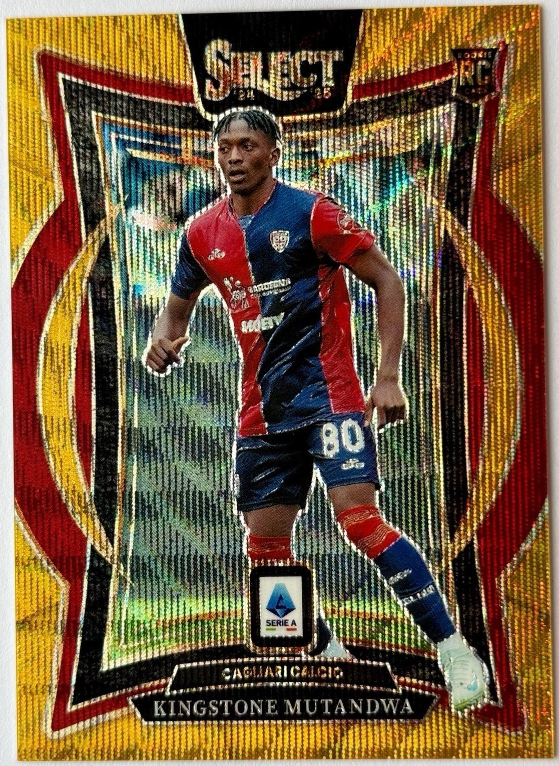 2024-25 Panini Select Serie a - Terrace Kingstone Mutandwa #50 Gold ...