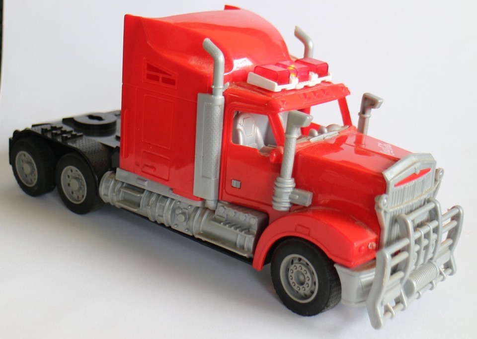Grande modello camion della COCO COLA con motore, luce a pila FUNZIONA ...