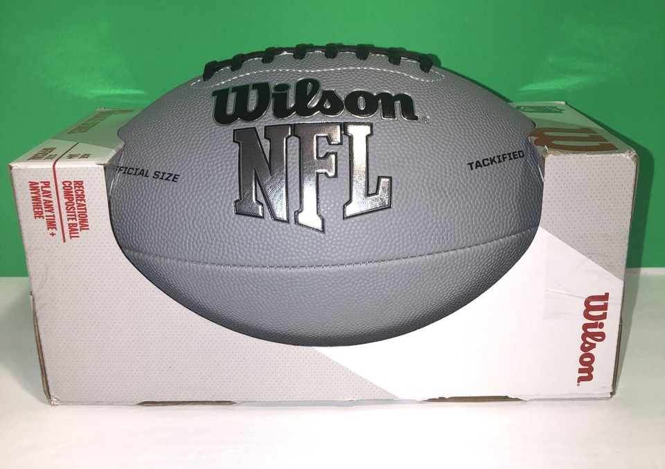 NFL Bronze Series Wilson Football - Gray All Weather AFC NFC New in Box ...