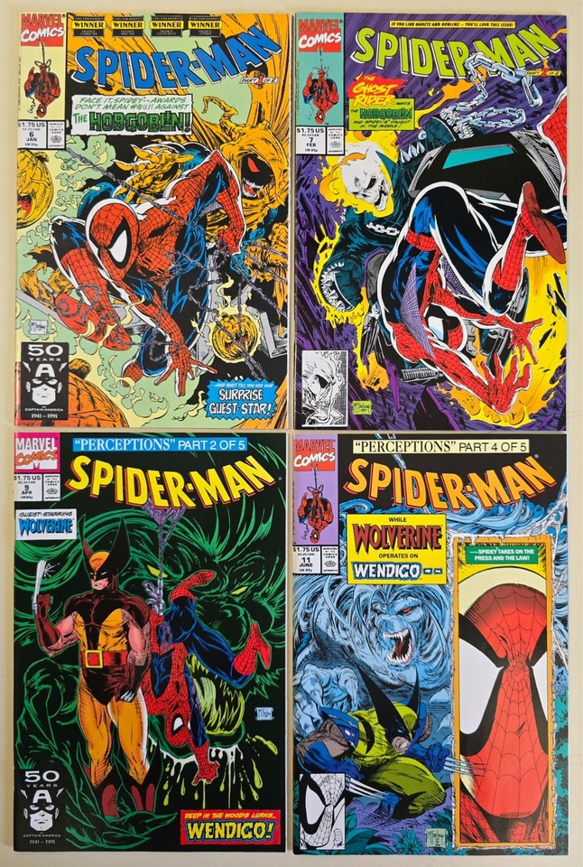 Spider-Man Marvel Comics 1990 LOT-29 *High Grade Modern Age **See List ...