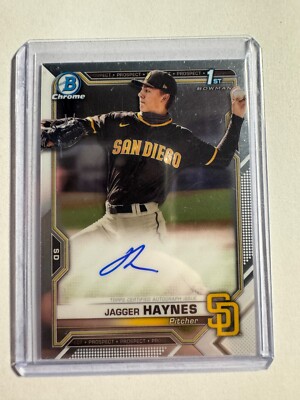 K144,260 - 2021 Bowman Chrome Prospect Autographs #CPAJH Jagger Haynes ...