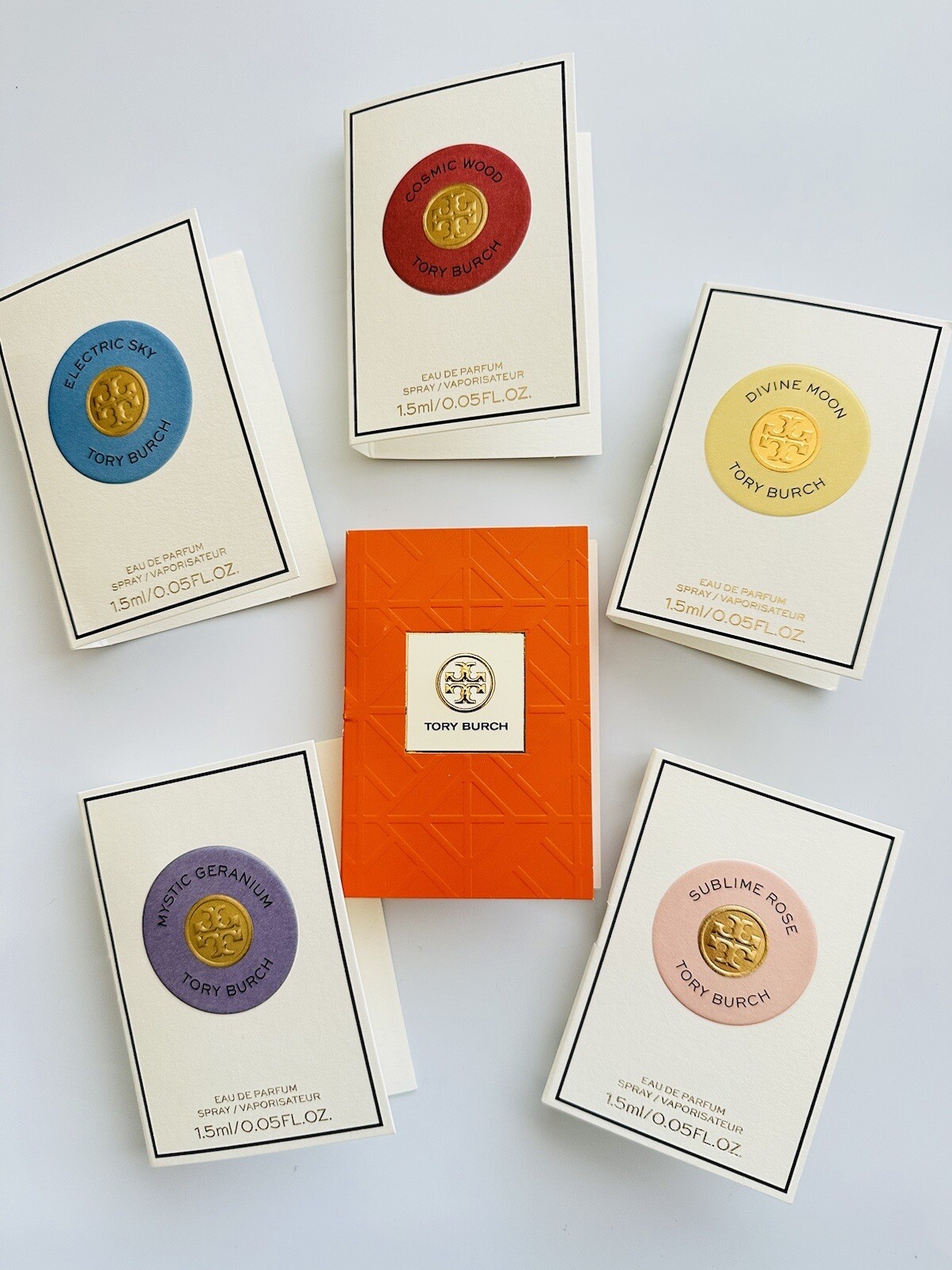 Tory Burch Perfume Sample Vials 6pcs (Electric Sky, Divine Moon ...