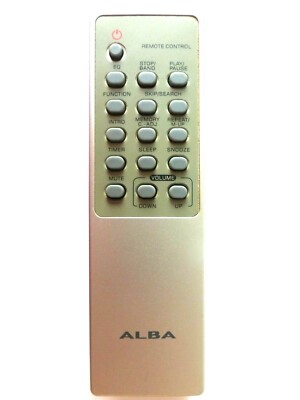 ALBA HIFI REMOTE CONTROL | eBay UK
