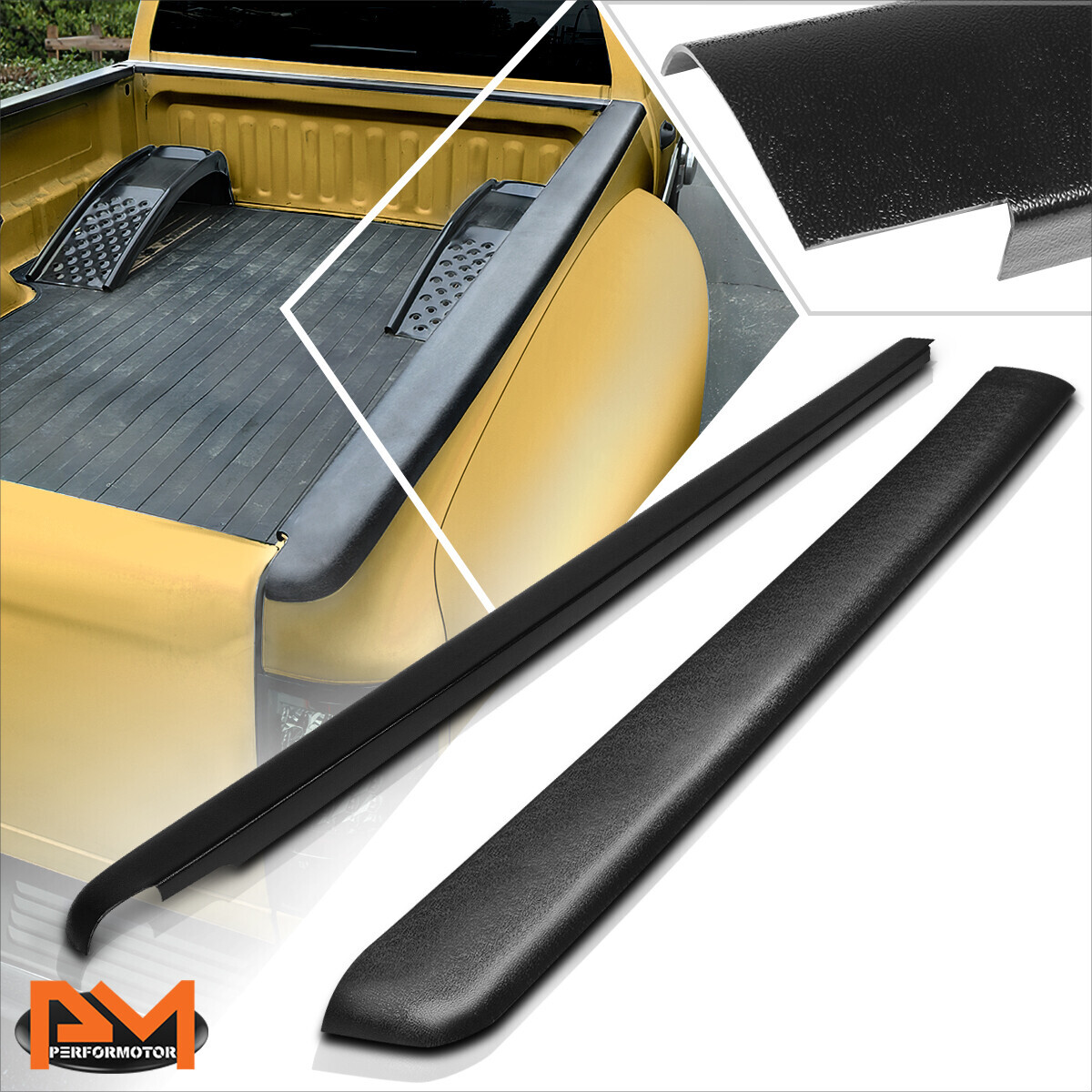 For 88-00 Chevy GMC C/K Series 6.5' Truck Bed Side Rail Molding Cap ...
