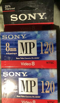Sony 8mm Hi-Packing System VTR NTSC High RF-Output Video Cassette P6 ...