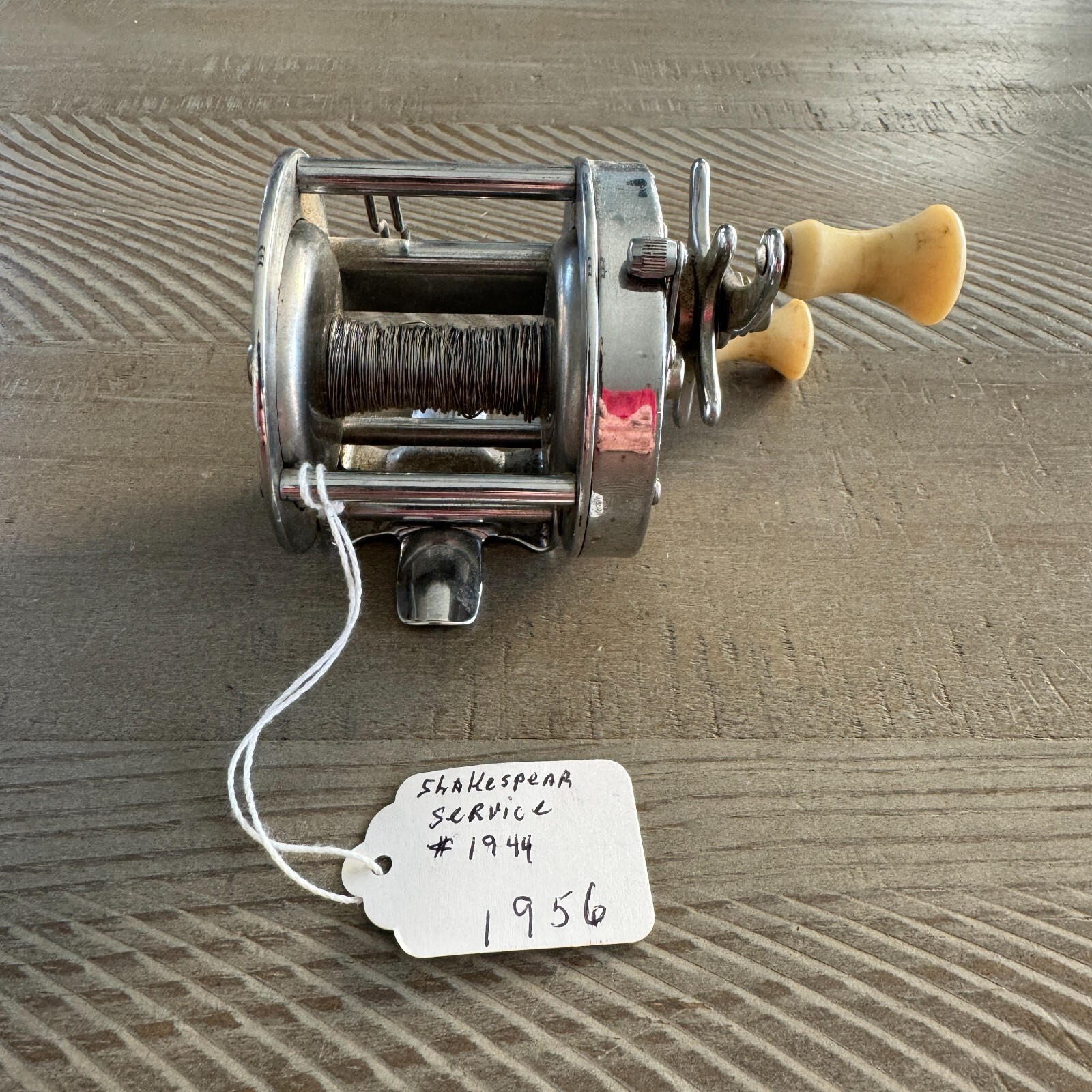 Shakespeare Service 1944 Model FE Old Antique Fishing Reel "See ...