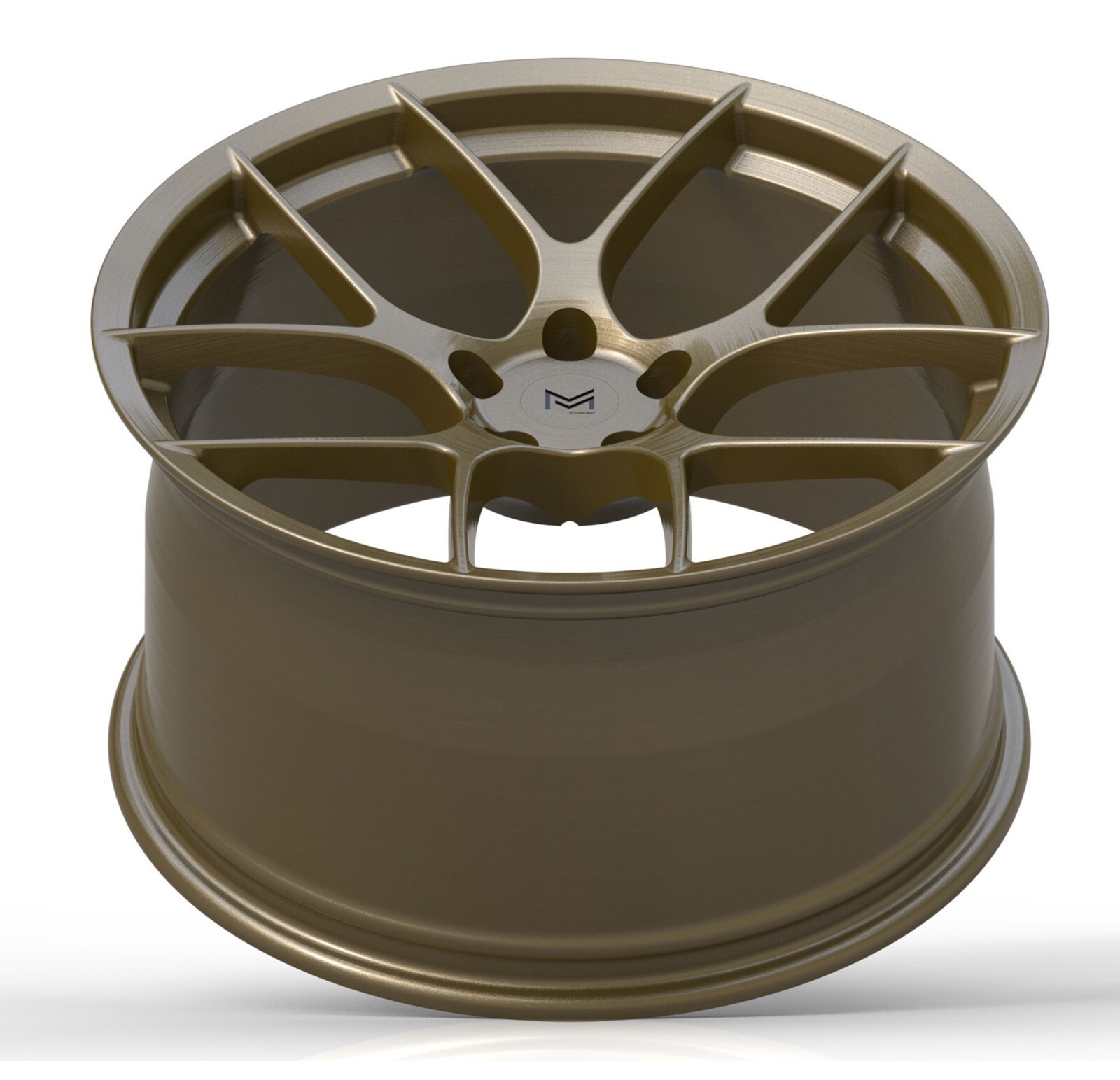 19" 19x10 / 19x11 M10R Forged Bronze wheels for Ford Mustang GT/ Dark ...