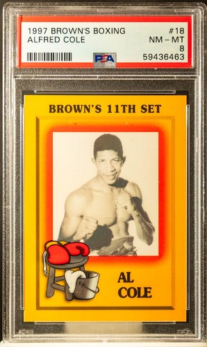 59436463 ALFRED COLE 1997 Brown's Boxing 18 PSA 8 | eBay