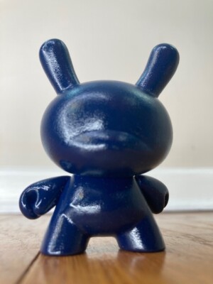 Blank Kidrobot Dunny Navy Dark Blue Custom Kozik Gingerbread Munny ...