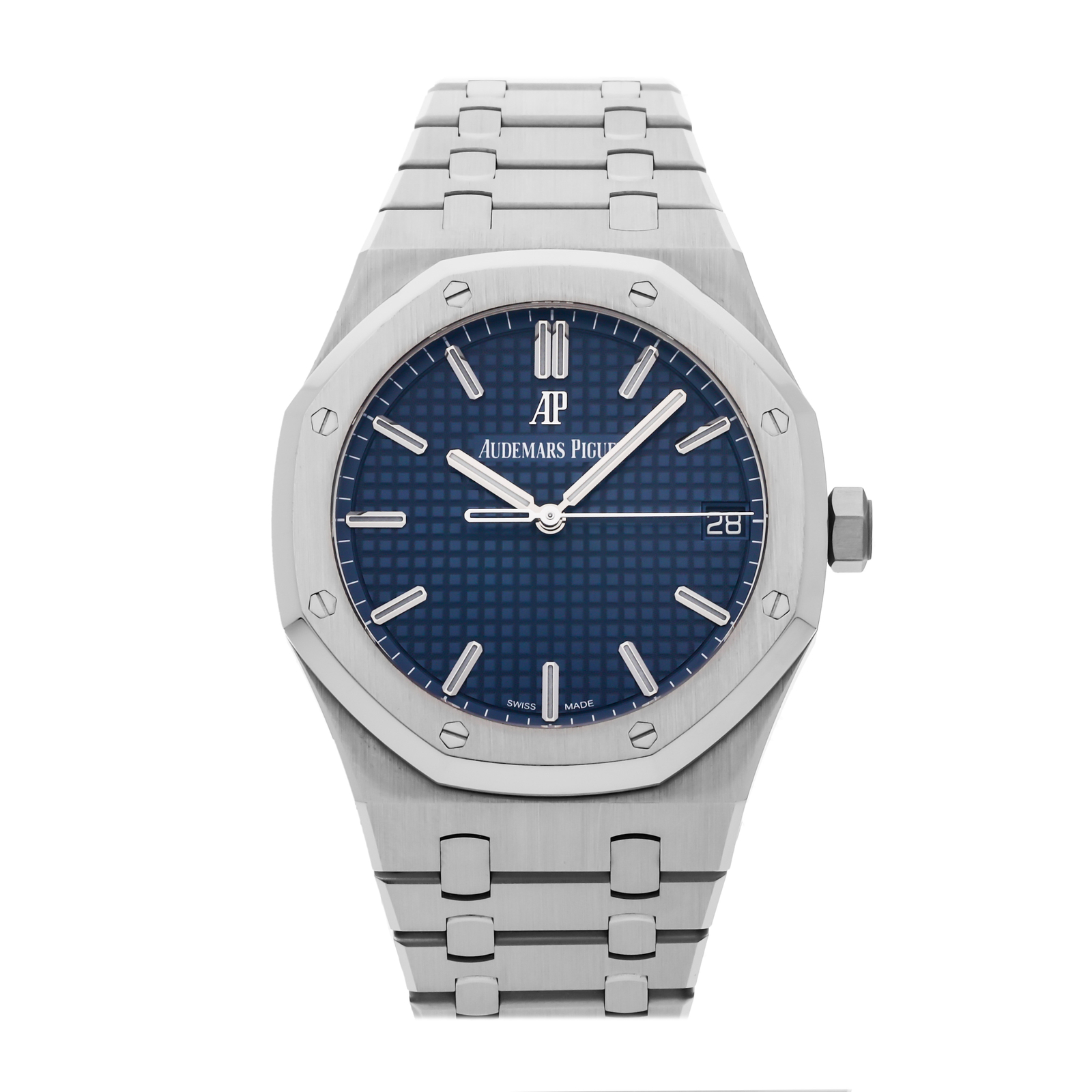 Audemars Piguet Royal Oak Auto 41mm Steel Mens Watch Date 15500ST.OO ...