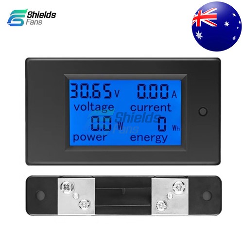 DC6.5~100V 20-50-100A LCD Digital Combo Panel Display Volt Amp Power ...