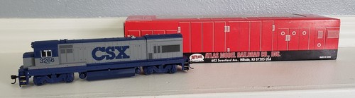 #46, HO ATLAS 8697 GE U23B LOCOMOTIVE CSX # 3266 DC DCC INSTALLED | eBay