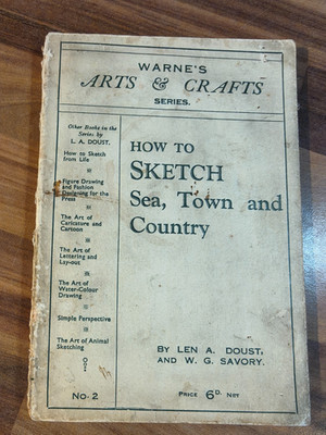 How to Sketch Sea Town and Country Len Doust WG Savory Warnes Arts ...