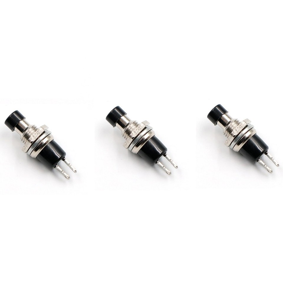 SPST Momentary Push Button Switch Normally Closed 3pcs 250VAC 1A 125VAC ...
