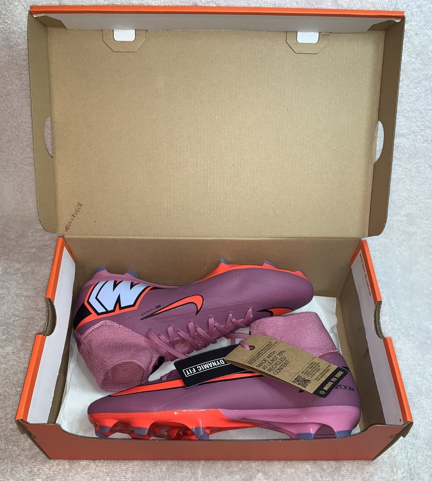 NIKE ZOOM SUPERFLY 10 PRO FG MENS SZ 8.5 SOCCER CLEATS HF9433 600 MAGIC ...