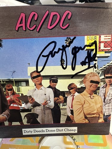 AC/DC Angus Young signed autographed CD with COA proof Rock Metal Music ...