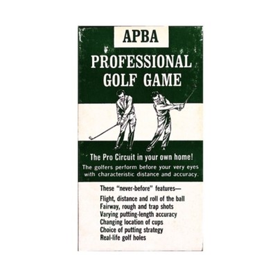 APBA APBA Golf Card Sets Golf (Complete Season Cards 1962 w/Box Set ...