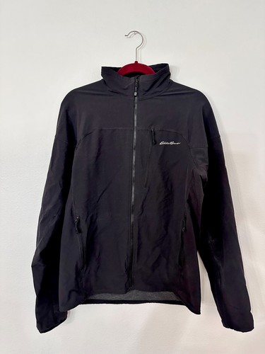 Eddie Bauer First Ascent Soft Shell Jacket Mens Medium Grey Full Zip ...