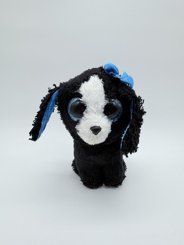 Ty Beanie Boos Tracey The Dog Big Blue Sparkle Eyes 2017 | eBay