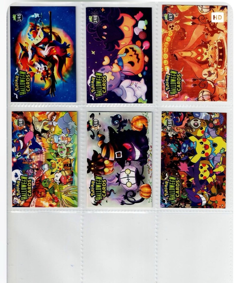 2025 BOX POKEMON COLLECTOONS HALLOWEEN Cards 150/150 With 1 Special ...