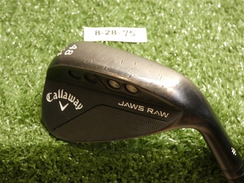 Callaway Jaws Raw Black 48* 10* Pitching Wedge S Grind DG Tour Spinner ...