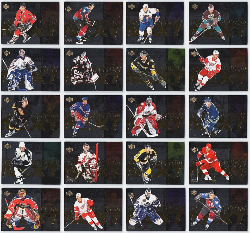 1996-97 UPPER DECK GENERATION NEXT COMPLETE 40 HOCKEY CARD INSERT SET Gretzky | eBay
