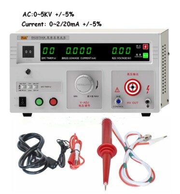 Dielectric Strength Tester Withstand Hi-Pot Tester 5KV AC 220V High ...