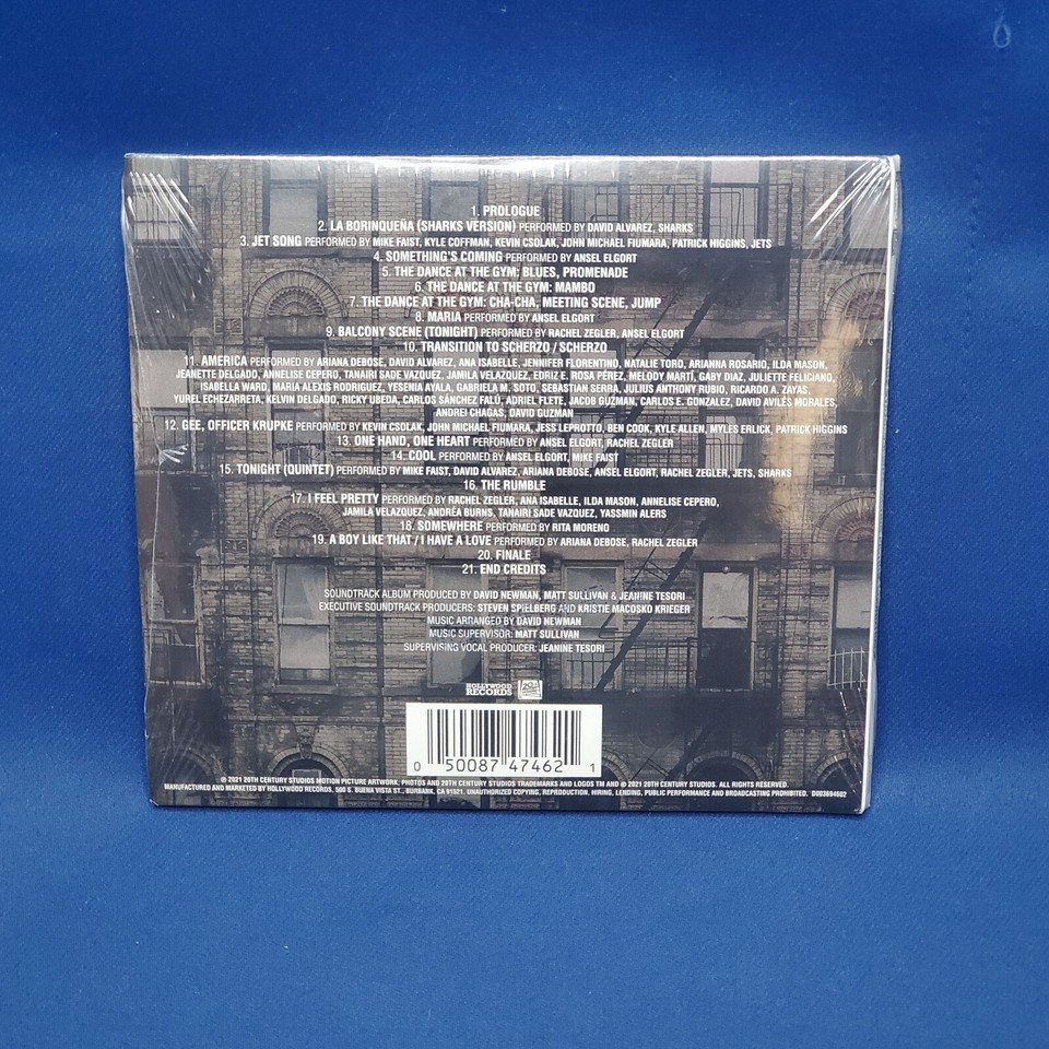 West Side Story CD Music Original 2021 Soundtrack Sealed NEW ...