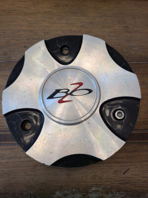 BZO Black and Chrome Finish Center Cap #725-2210-AL | eBay