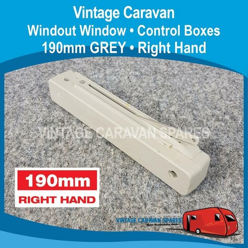 Caravan WIND OUT WINDOW CONTROL BOX 190mm ( RIGHT HAND GREY ) W0148 | eBay