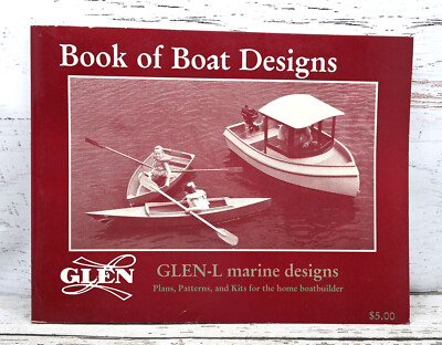 Vtg Book of Boat Designs GLEN-L Marine Designs Plans Patterns Kits | eBay