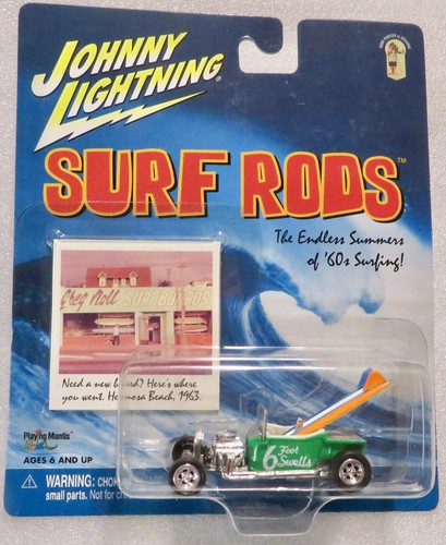 2001 - Johnny Lightning Surf Rods "6 Foot Swells" 1923 Ford T Bucket 1/ ...