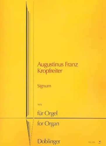 Signum | Augustinus Franz Kropfreiter | Buch | Doblinger Verlag | eBay.de