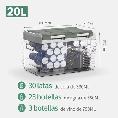 NLS 20L 30L 40L Car Refrigerator Mini Fridge Freezer 12V Portable ...