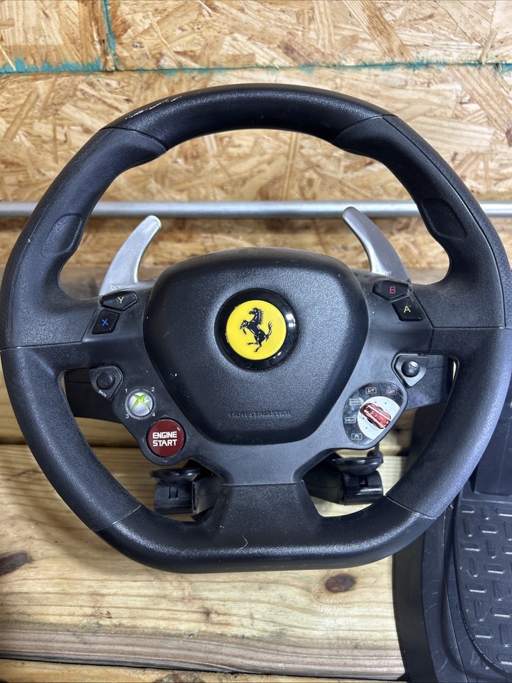 Thrustmaster Ferrari Xbox Steering Wheel And Pedal Combo, Untested | eBay