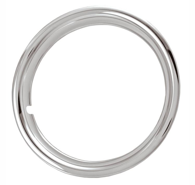 👀 16" Chrome Stainless Steel Trim Rings 1 3/4" Depth Beauty Rings ...