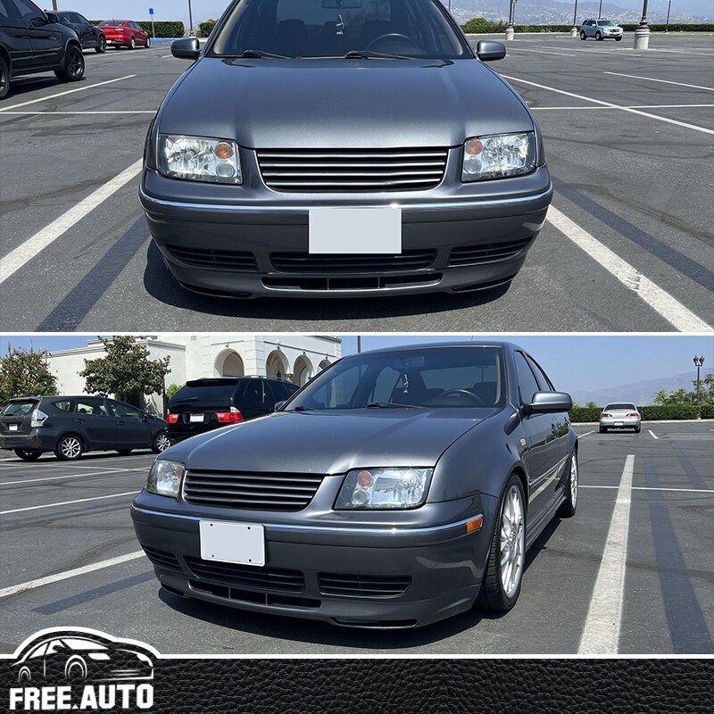 1999-2005 Volkswagen Jetta MK4 Front Bumper Lip Spoiler GLI Style ...