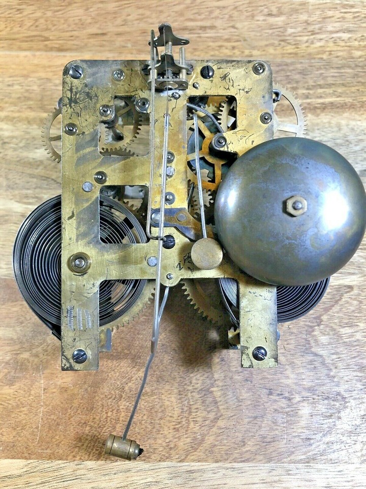 Waterbury Clock Pendulum Rod and Spring (See Pics to ID Movement ...