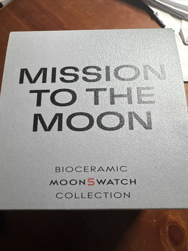 Swatch x Omega Moonswatch Mission To The Moon - With Box | eBay