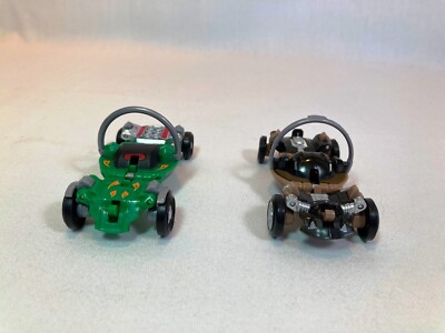 Mattel Hot Wheels Ballistiks Tire Fryer and Bone Basher Transform Ball ...