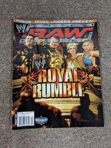 WWE WWF RAW ROYAL RUMBLE DIVAS Magazine - January 2006 - Divas Lingerie ...