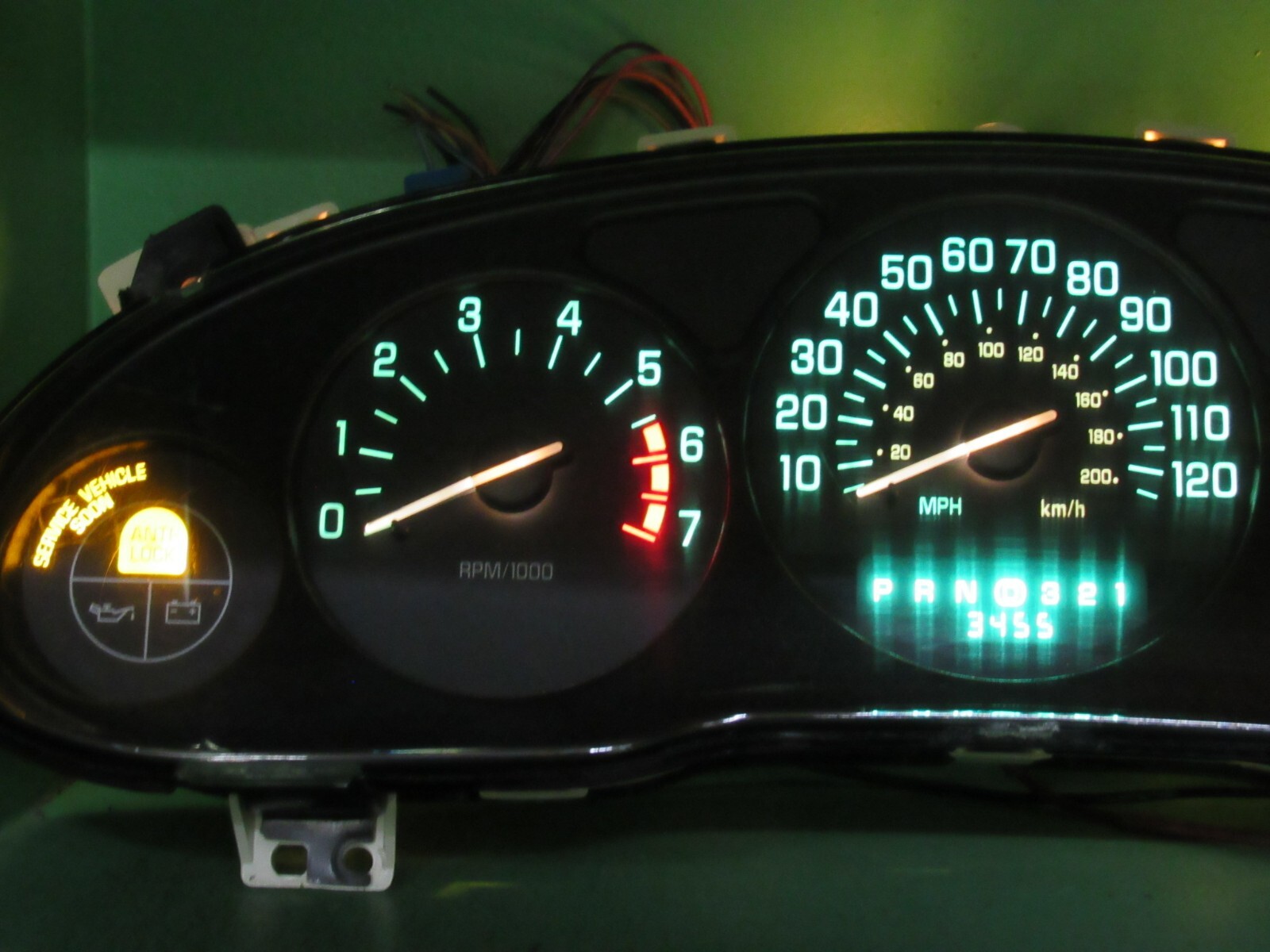 99-04 BUICK REGAL INSTRUMENT GAUGE CLUSTER GAUGES SPEEDO TACH MILEAGE ...