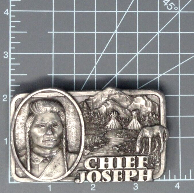 Chief Joseph Belt Buckle Nez Perce Native American Vt… - Gem
