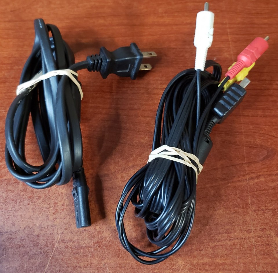 Sony Playstation 2 PS2 Slim Silver Console & OEM Cords SCPH-77001 ...