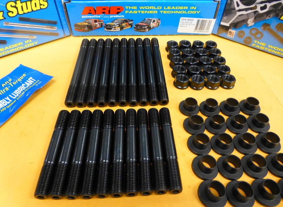ARP 154-4005 Ford Cylinder Head Stud Kit 7/16 289 302 with 351W Heads ...